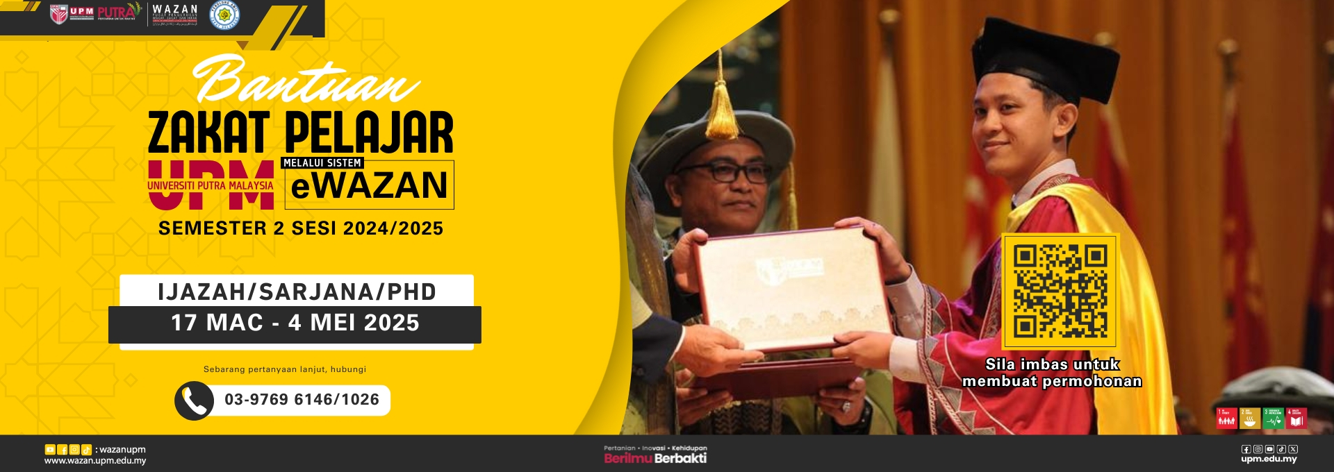 BANTUAN ZAKAT PELAJAR IJAZAH SARJANA DAN PHD